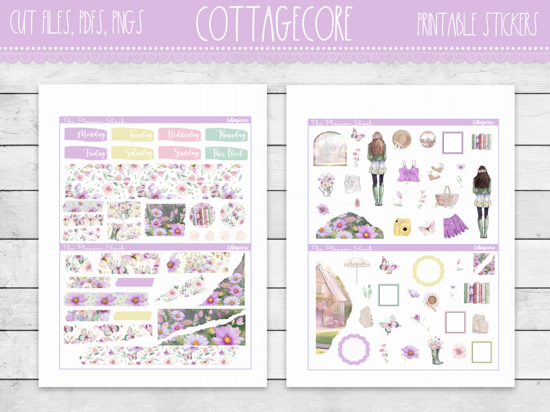 Printable Cottagecore Journaling Kit | Spring | Floral | Journals ...