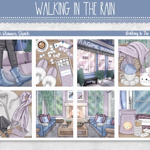Printable Walking in the Rain Weekly | Erin Condren | Vertical Weekly ...