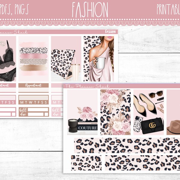 Leopard Happy Planner - Etsy