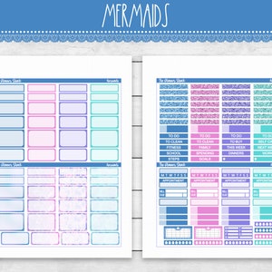Printable Mermaids Weekly | Happy Planner | Summer Weekly | Summer ...