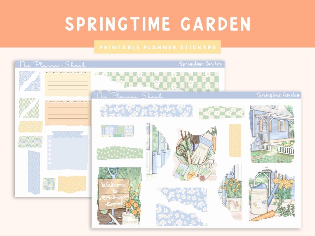 Printable Springtime Garden Journaling Weekly | Jouraling Printables ...