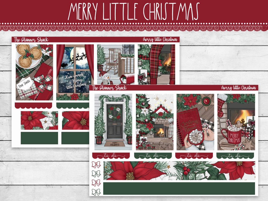 Printable Merry Little Christmas Weekly | Happy Planner | Christmas ...