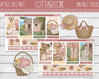 Cottagecore Printable Stickers - Etsy