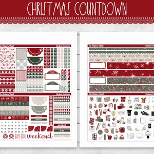 Printable Christmas Countdown Weekly Erin Condren Vertical Weekly ...