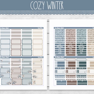 Printable Cozy Winter Weekly Happy Planner Winter Weekly Weekly ...