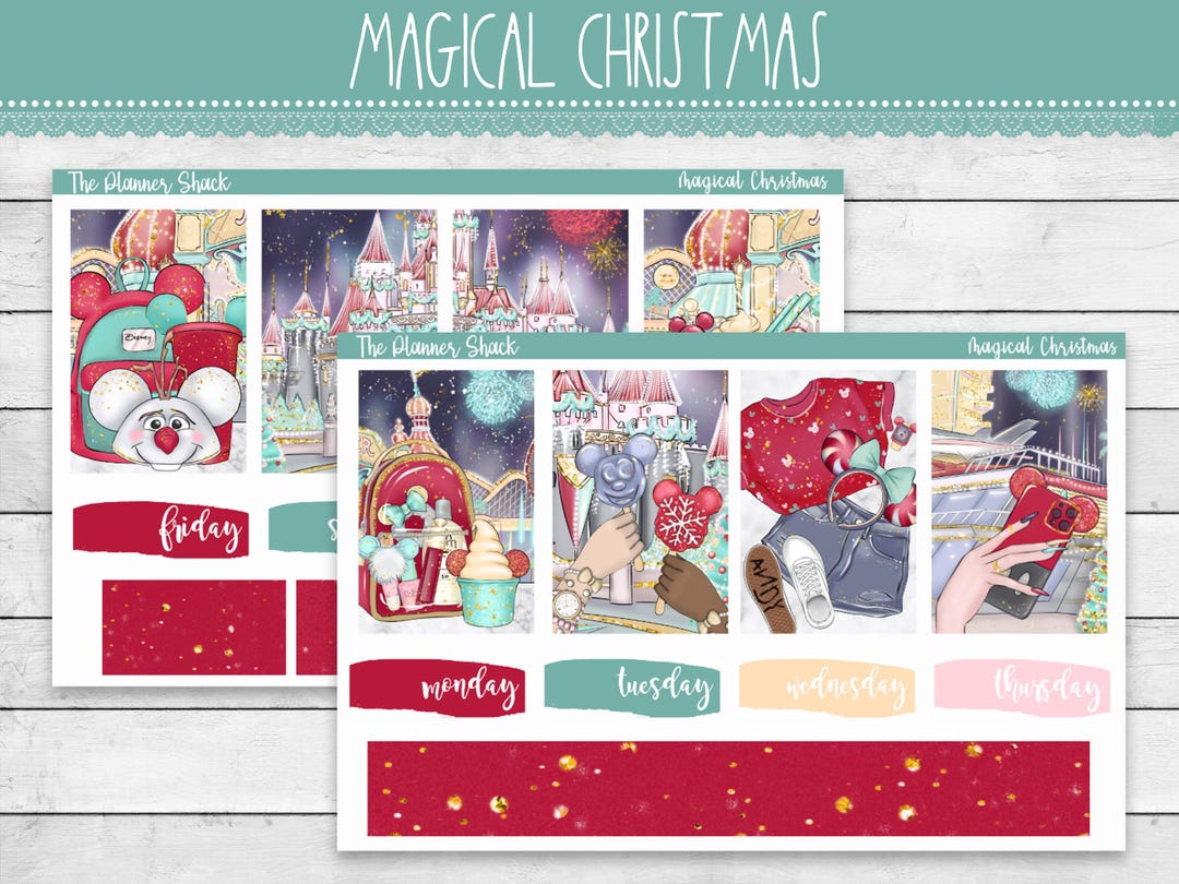 Printable Magical Christmas Weekly | Happy Planner | Christmas ...