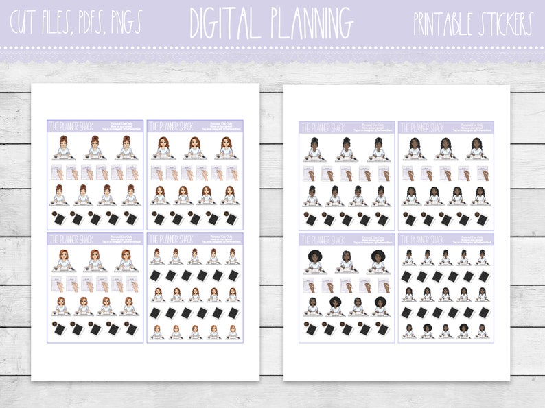 Printable Digital Planning Planner Stickers | Digital Planning ...
