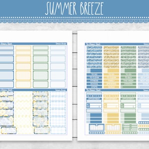 Printable Summer Breeze Weekly | Happy Planner | Summer Weekly | Floral ...