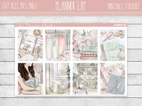 Printable Planner Life Vertical Weekly Erin Condren - Etsy