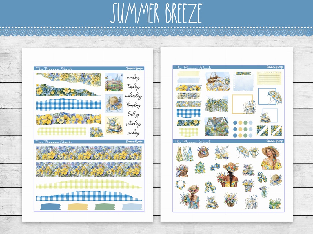 Printable I Summer Breeze Journaling Weekly | Jouraling Printables ...