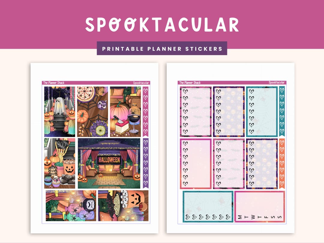 Printable Spooktacular Weekly | Big Happy Planner | Halloween ...