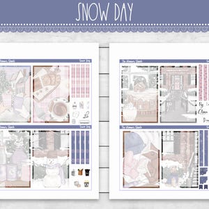 Printable A5 DAILY DUO Weekly | Snow Day | Winter Weekly | Printable ...