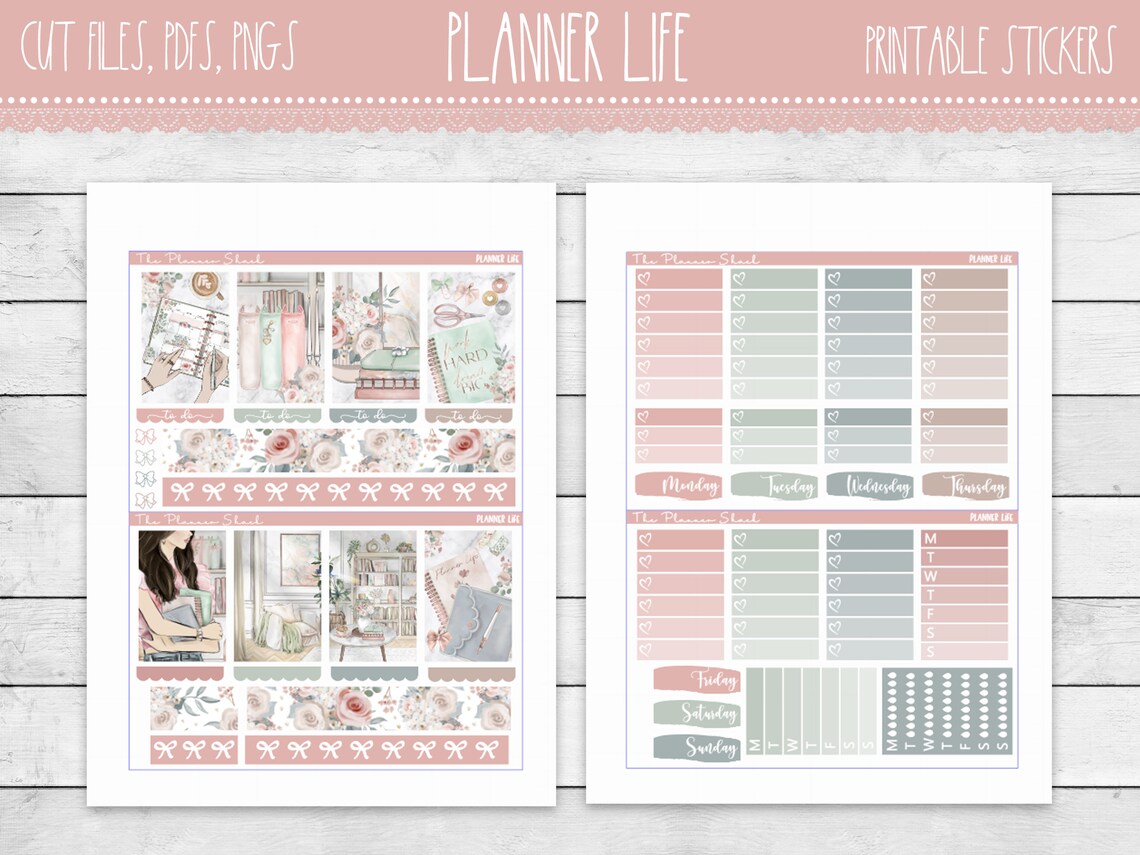 Printable Planner Life Weekly Happy Planner Printable | Etsy