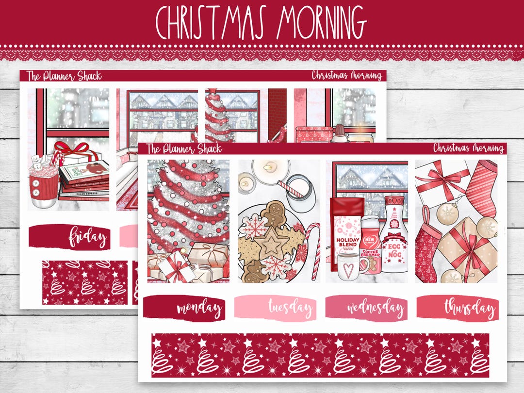Printable Christmas Morning Weekly | Happy Planner | Christmas Weekly ...