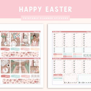 Printable Happy Easter Weekly | Happy Planner | Easter Weekly ...