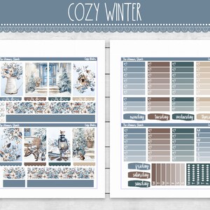Printable Cozy Winter Weekly Happy Planner Winter Weekly Weekly ...
