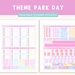Printable Theme Park Day Weekly | Erin Condren | Vertical Weekly ...