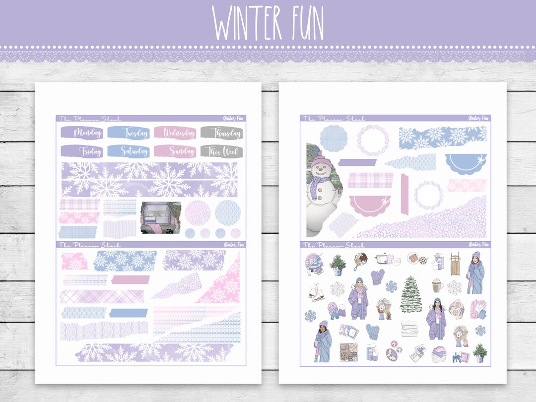 Printable Winter Fun Journaling Kit | Winter Journaling Printables ...