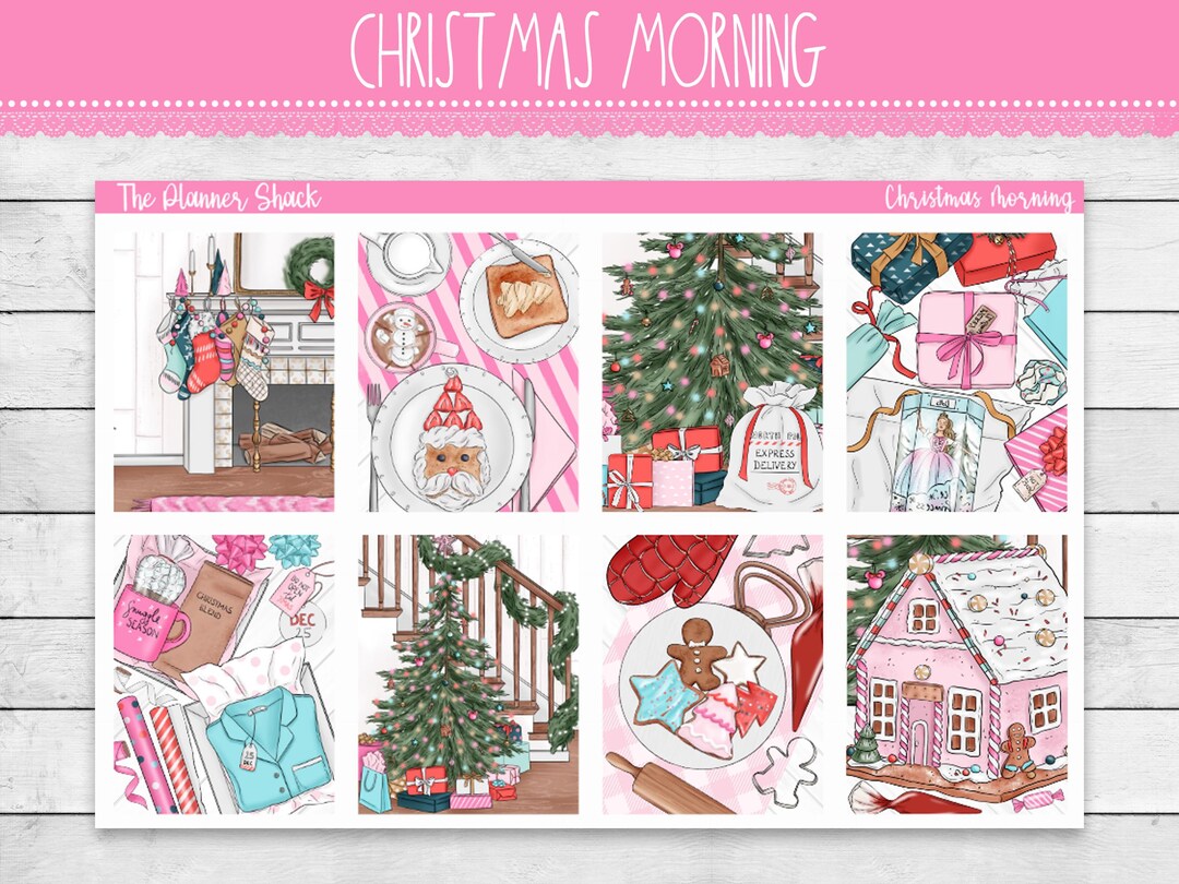 Printable Christmas Morning Weekly | Erin Condren | Vertical Weekly ...
