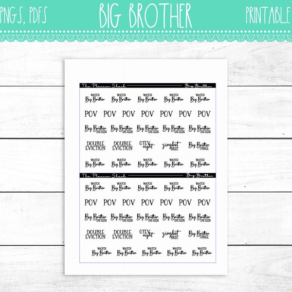 Brother Printable - Etsy