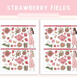 Printable Strawberry Fields Journaling Weekly | Jouraling Printables ...