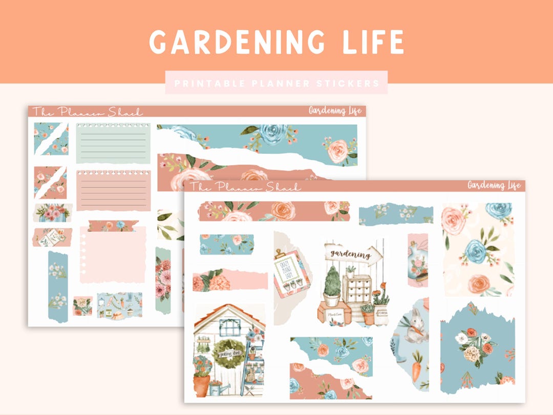 Printable Gardening Life Journaling Weekly | Jouraling Printables ...