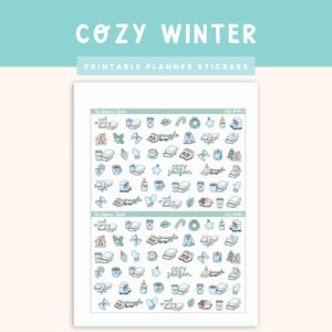 Printable Cozy Winter | Winter Book Lover | Cozy Winter | Printable ...