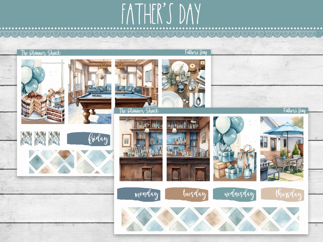 Printable Father's Day Weekly | Happy Planner | Father's Day Weekly ...