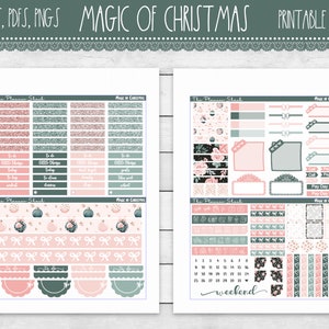Printable Magic of Christmas Erin Condren Christmas Weekly Printable ...