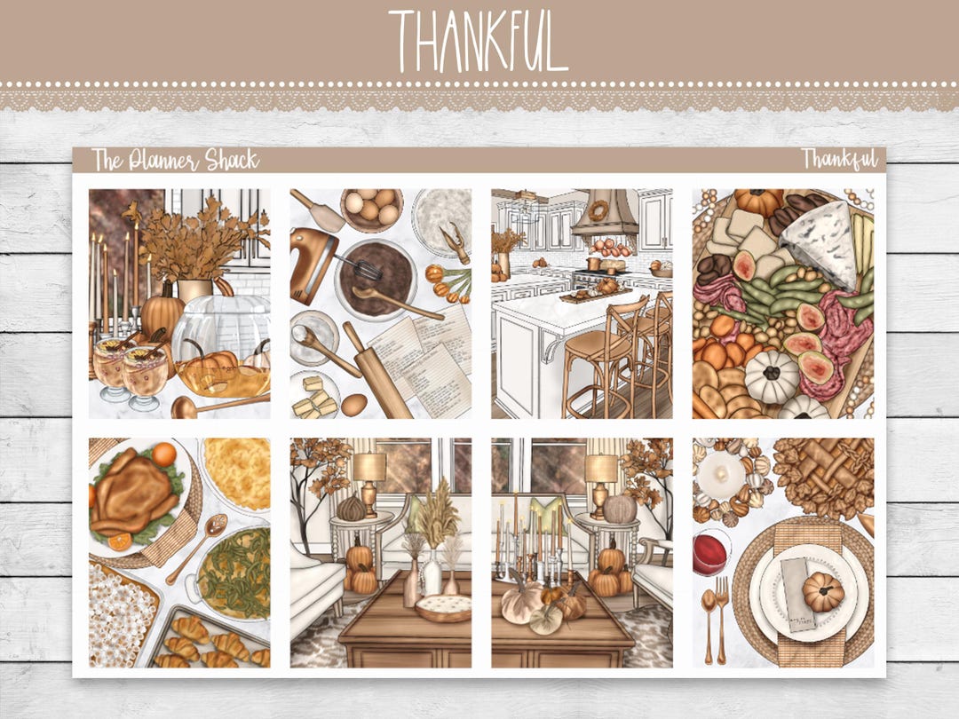Printable Thankful Weekly | Erin Condren | Vertical Weekly ...