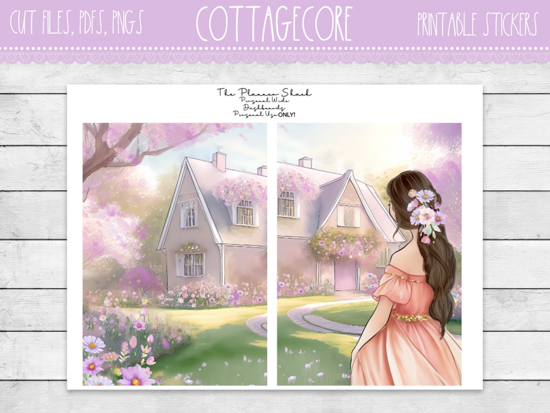 Cottagecore Dashboards | A6 | B6 | Personal Wide | Personal | A5 | A5 ...