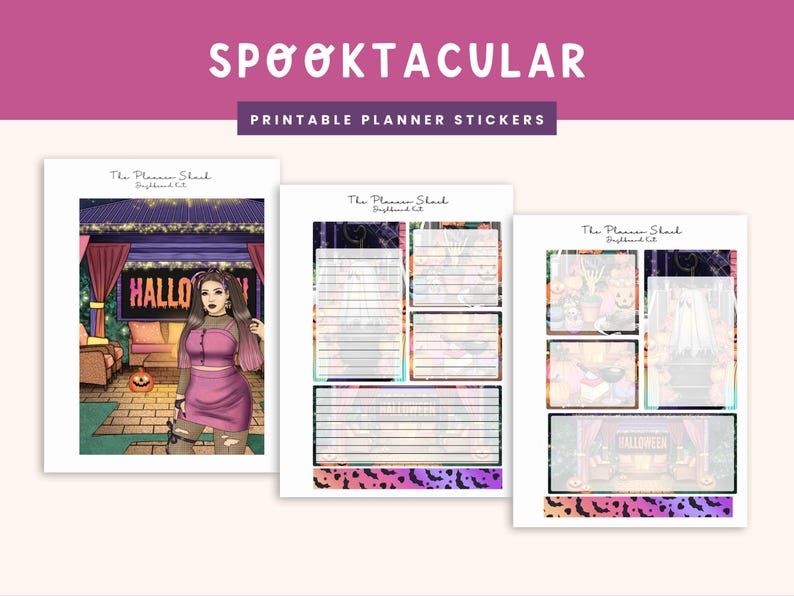 Spooktacular Note Pages | Dashboard | Notes Pages | Erin Condren | 7 X ...