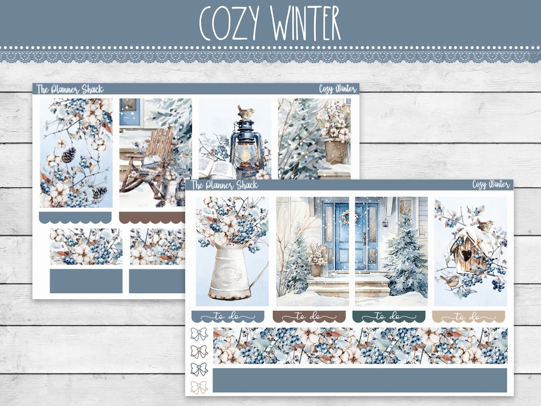 Printable Cozy Winter Weekly Happy Planner Winter Weekly Weekly ...