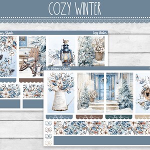 Printable Cozy Winter Weekly Happy Planner Winter Weekly Weekly ...