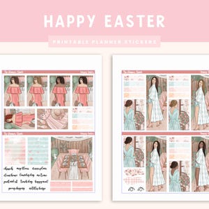 Printable Happy Easter Weekly | Happy Planner | Easter Weekly ...