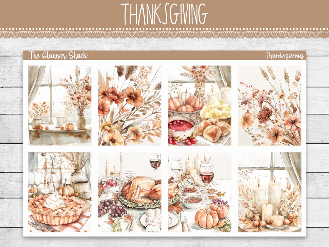 Printable Thanksgiving Weekly | Erin Condren | Vertical Weekly ...