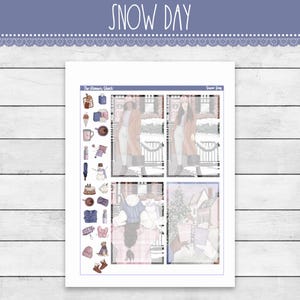 Printable A5 DAILY DUO Weekly | Snow Day | Winter Weekly | Printable ...
