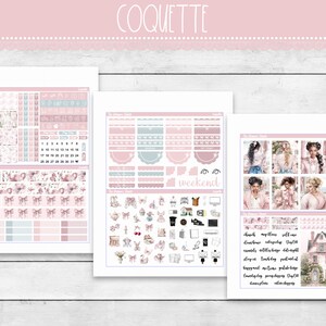 Printable Coquette Weekly | Erin Condren | Vertical Weekly | Coquette ...