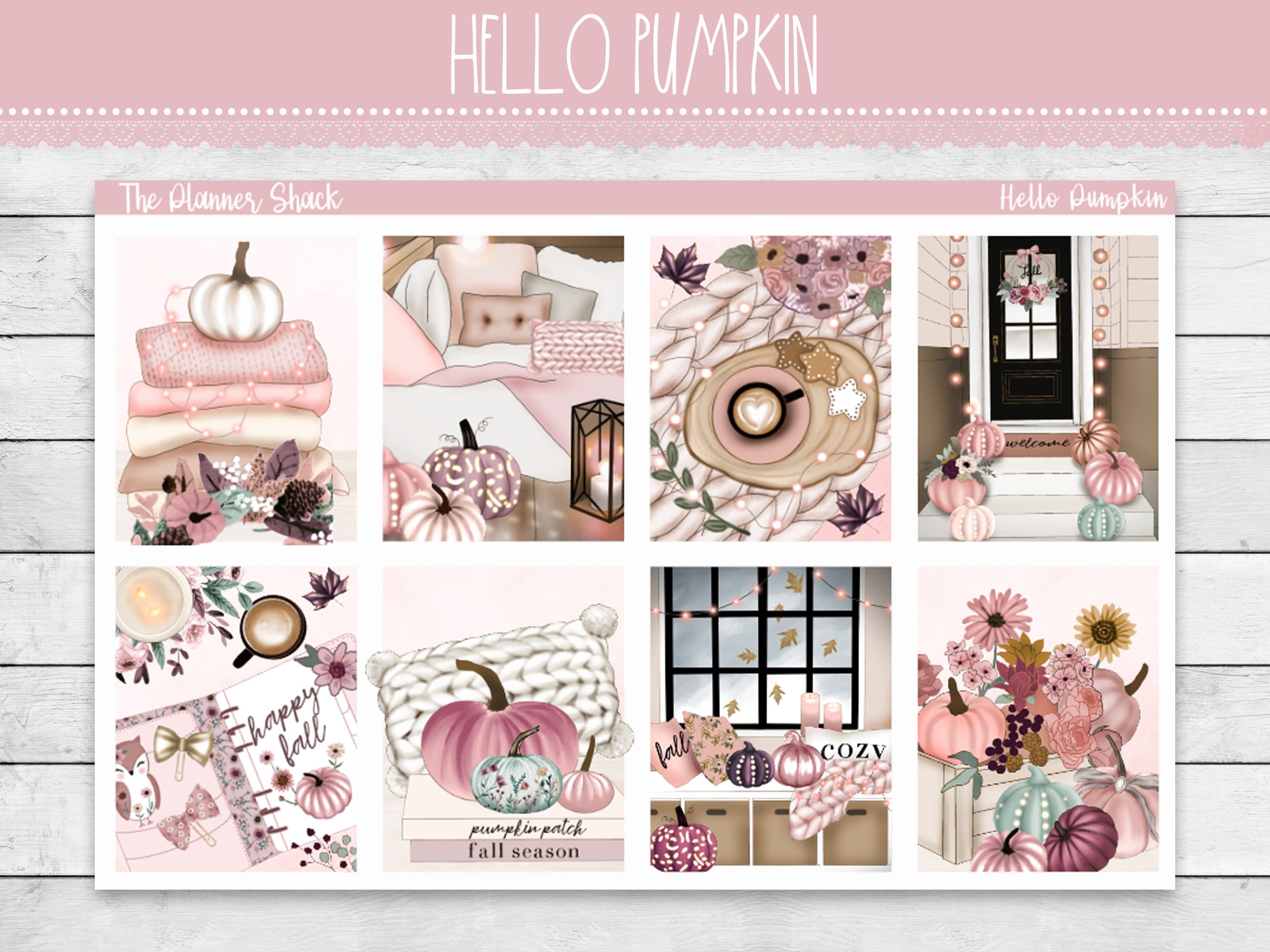 Printable Hello Pumpkin Weekly | Erin Condren | Vertical Weekly | Fall ...