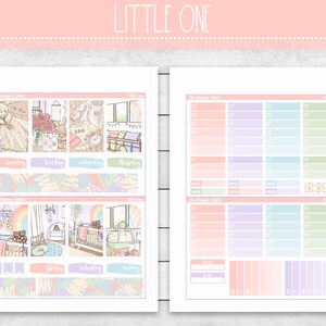 Printable Little One Weekly | Happy Planner | Baby Shower Weekly | Baby ...