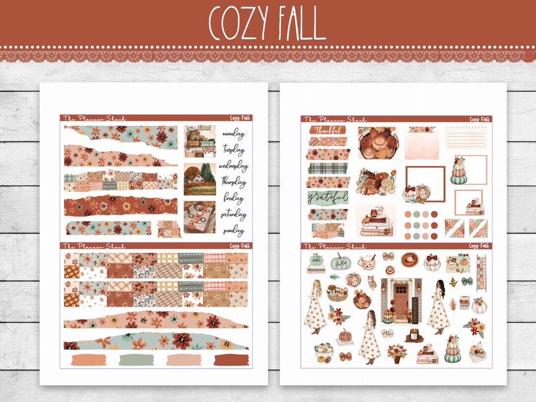 Printable Cozy Fall Journaling Weekly Jouraling Printables Journaling ...