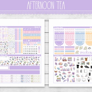 Printable Afternoon Tea Weekly Happy Planner Spring Weekly Weekly ...