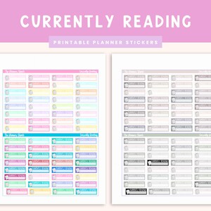 PRINTABLE Currently Reading Trackers | Books | Tablet | Audio Books ...