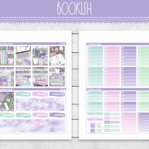 Printable Bookish Weekly | Erin Condren | Vertical Weekly | Book Lover ...