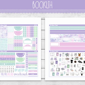 Printable Bookish Weekly | Erin Condren | Vertical Weekly | Book Lover ...