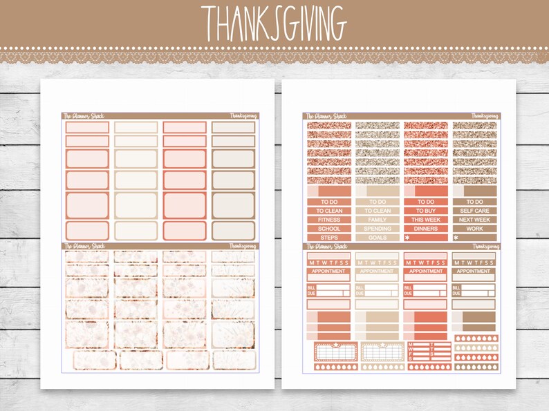 Printable Thanksgiving Weekly | Erin Condren | Vertical Weekly ...