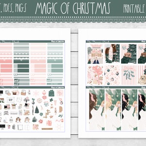 Printable Magic of Christmas Erin Condren Christmas Weekly Printable ...