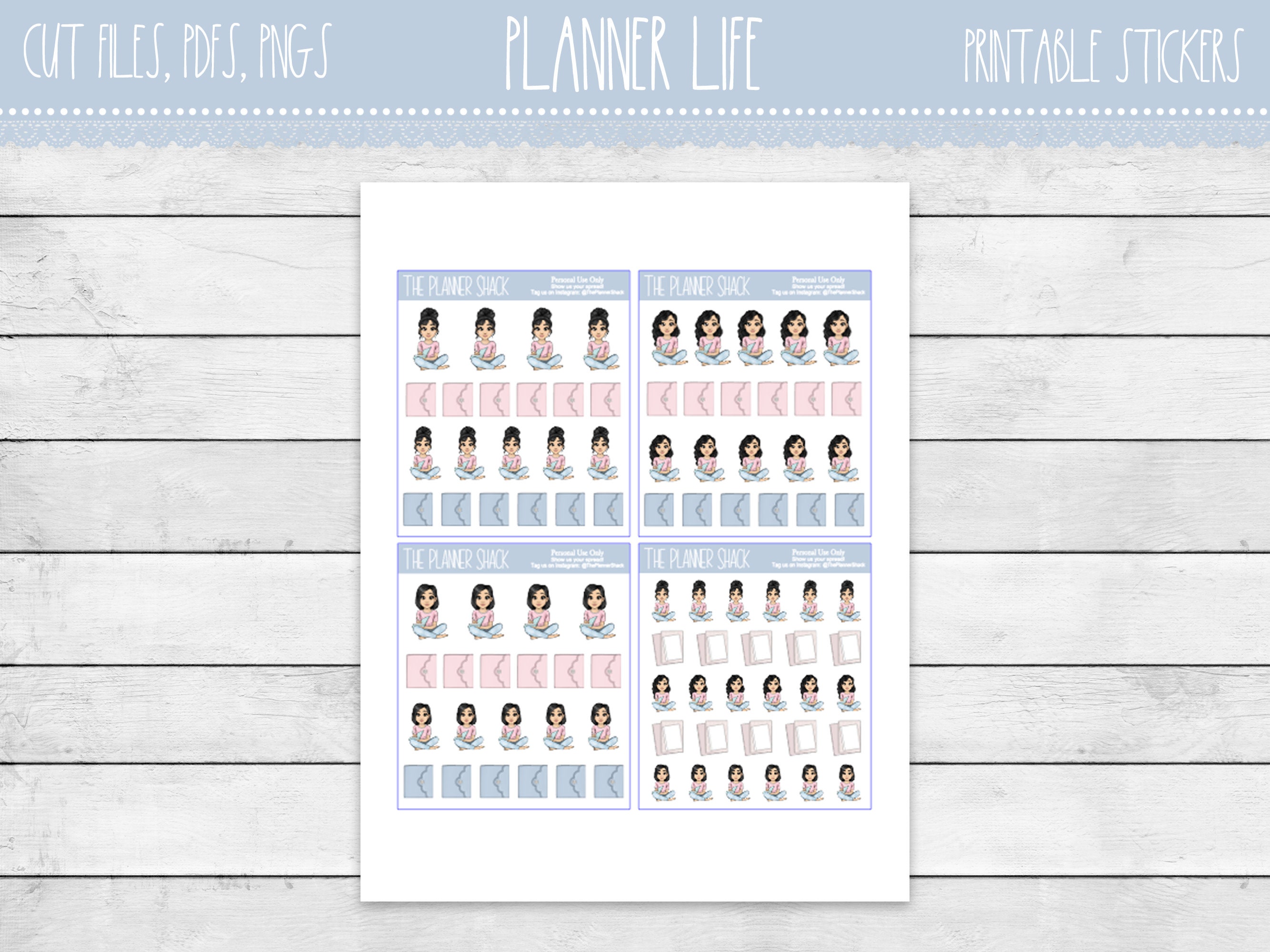 Printable Planner Life Planner Stickers Planning Time - Etsy