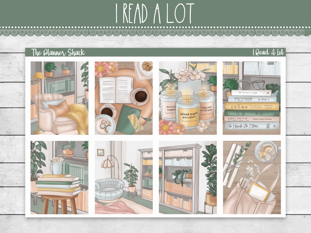 Printable I Read A Lot Weekly | Erin Condren | Vertical Weekly ...