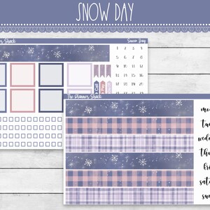 Printable A5 DAILY DUO Weekly | Snow Day | Winter Weekly | Printable ...
